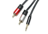 China Metal Shell 3.5 Mm Jack To Optical Cable , 2 In 1 Headphone Optical Cable for sale