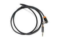 China Black 0.92 Meters Optical Digital Audio Cable , 3.5mm Metal PVC Car Speaker Cable for sale