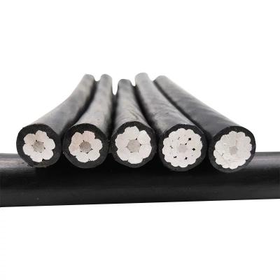 China 0.6/1kV ABC Cable Aluminum Aerial Bundled Cable XLPE Insulation 4 Core for sale