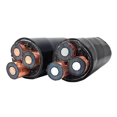 China Copper Aluminum XLPE Insulated Steel Tape Armoured Power Cable 0.6/1kV YJV22 for Power Distribution for sale