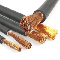 China Flex Rubber Welding Cable Copper Conductor 10-150mm2 300V 500V for sale