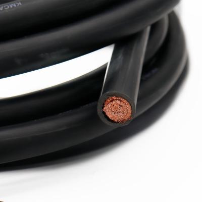 China H07RN-F Welding Cable 4mm² to 25mm² 300V 500V Copper Conductor Rubber Insulation Single Core for sale