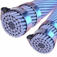 China Overhead ACSR 477 KCMIL Bare Conductor High Tensile Strength ASTM B232 1350 Aluminum for sale