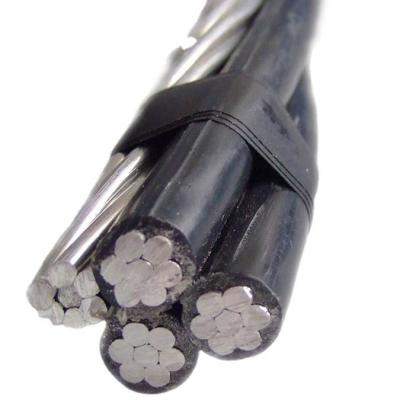 China Aluminum Conductor ABC Cable XLPE Insulated 600V Overhead Aerial Line 16-95 sqmm for sale