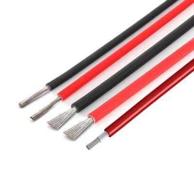 China 1500V DC Solar Photovoltaic Cable H1Z2Z2-K 6mm 10mm Low Smoke Halogen Free Weather Resistant for sale