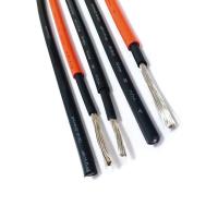 China 1500V DC Solar Cable PV Wire 10 AWG 25mm Red Photovoltaic Cable for sale