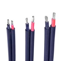 China Twin Core Solar PV Cable PV1-F 2x6mm² Photovoltaic Wire Weather Resistant 0.6/1kV AC for sale