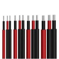 China Twin Core Solar PV Cable PV1-F 2x6mm² Photovoltaic Wire Weather Resistant 0.6/1kV AC for sale