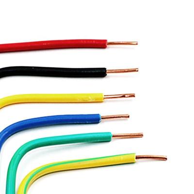 China PVC Insulated Copper Electrical Wire 1.5mm 2.5mm 6mm AWG 12 for Building Wiring for sale
