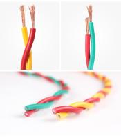 China PVC Insulated Copper Core RVS Cable Twisted Pair Cable For Fire Protection Systems for sale