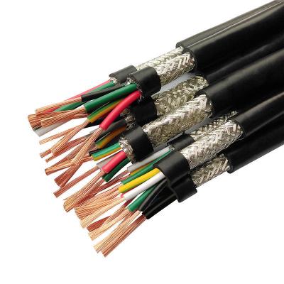 China RVVP Power Cable 2-60 Core Flexible Drag Chain Cable PVC Shielded Tinned Copper 300/500V for sale