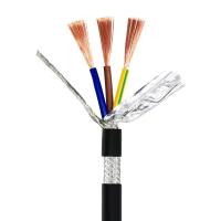 China RVVP Shielded Control Cable 2-10 Core 0.2-6.0mm 300/300V Flexible for sale