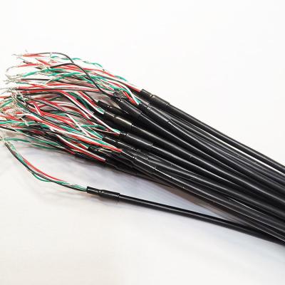 China 300mm 4 Conductor Shielded Guitar Cable 28 AWG Electric Guitar Pickup Wire for sale