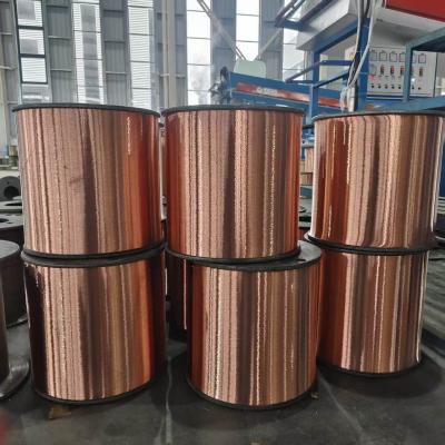 China 220V High Conductivity Copper Clad Aluminum Wire 0.115-6mm for Motor Coils Transformers for sale