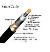 China N2XSY Medium Voltage Cable 6/10kV Copper Conductor XLPE Insulated PVC Sheath 1x95mm² for sale