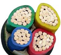 China 0.6/1 kV 4 Core Copper Conductor PVC Insulated Power Cable IEC 60502 2.5mm² for sale