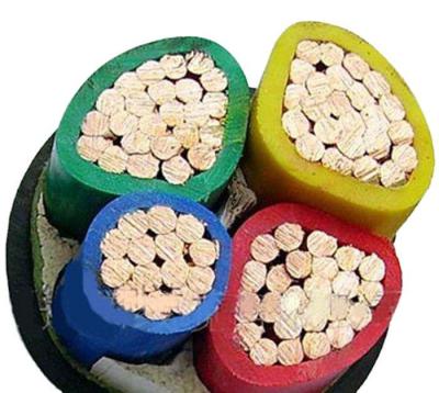 China 0.6/1 kV 4 Core Copper Conductor PVC Insulated Power Cable IEC 60502 2.5mm² for sale