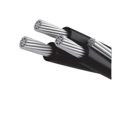 China Aluminium Core ABC Cable 600V 4 Cores XLPE Insulated Overhead Power Transmission for sale