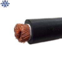 China Low Voltage Copper Weld Flex Cable 70mm2 With Rubber Sheath for sale
