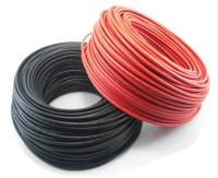 China TUV EN50618 Twin Core Solar PV Cable 2x4mm² 0.6/1KV AC Photovoltaic Panel Wire for sale