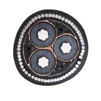 China 11kV 185mm² 3 Core XLPE Copper Armoured Underground Power Cable Medium Voltage for sale