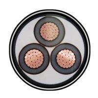 China 15kV 3 Core XLPE Insulated Steel Wire Armored Power Cable 50mm² Copper Conductor for sale