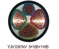 China 25kV XLPE Power Cable Copper Conductor YJV Armoured Cable 4x500mm2 IP67 for sale