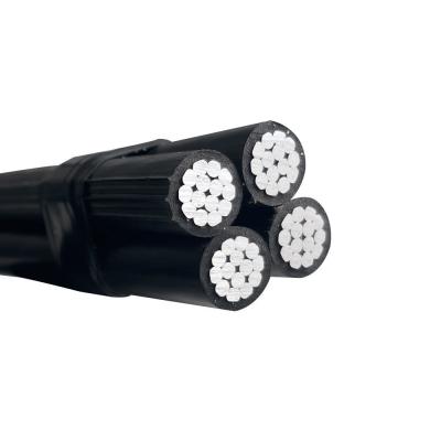 China ACSR Aluminum Conductor Steel Reinforced Cable 4 Core 16mm Overhead Aerial Bundled for sale