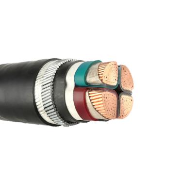 China Copper Conductor Armoured Power Cable 16mm to 95mm 2-4 Core XLPE Underground for sale
