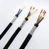 China RVVP Shielded Control Cable 2-10 Cores 18AWG to 4AWG Copper Conductor PVC Insulated 450V/750V for sale