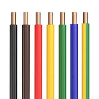 China 450V 750V BV Cable PVC Insulated Copper Wire 1.0mm for Household Wiring for sale