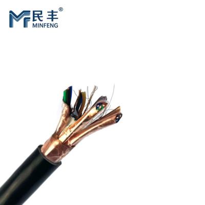 China Flexible Twisted 24 Pairs Shielded Instrument Cable XLPE PVC 300/500V Copper Conductor for sale