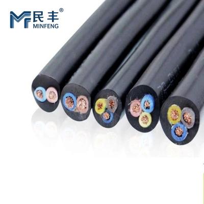 China Flexible Rubber Cable 1.5mm 2.5mm 6mm Flame Retardant Waterproof 300/500V for sale