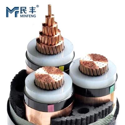 China 15kV 3 Core XLPE Insulated Steel Wire Armored Power Cable 50mm² Copper Conductor for sale