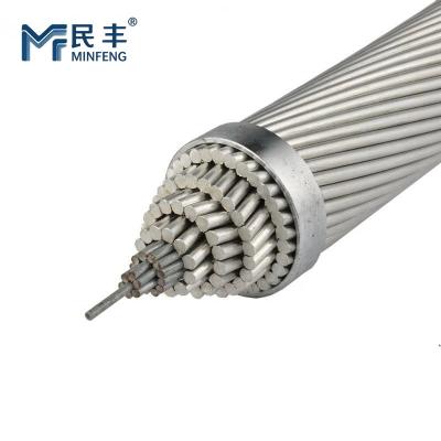 China 95mm² ACSR Bare Aluminum Conductor High Tensile Strength Corrosion Resistance Overhead Power Cable for sale