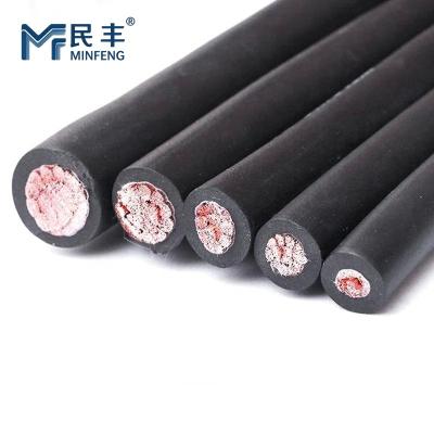 China Neoprene Rubber Welding Cable 10mm to 240mm Copper Conductor 450/750V for sale