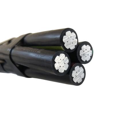 China 0.6/1kV XLPE Insulated ABC Cable Aerial Bundled Cable 70mm2 3 Core Aluminum Overhead for sale