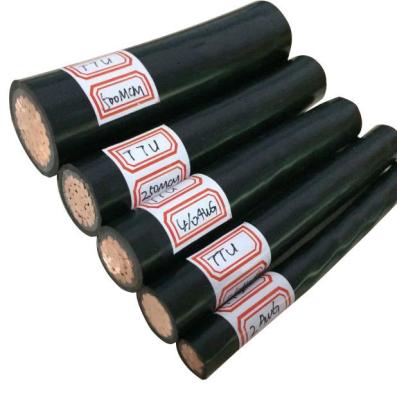 China 0.6/1kV Single Core TTU Power Cable Copper Conductor XLPE Insulation 14AWG to 1000MCM for sale