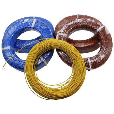 China 200°C Heat Resistant FEP PFA PTFE ETFE Insulated Ultra Soft Flexible Electric High Temperature Wire 600V 2-30 AWG for sale