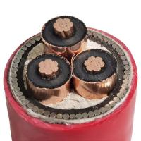 China 33kV Medium Voltage Armoured XLPE Power Cable 3 Core 25-1000mm² Copper Conductor SWA for sale
