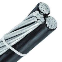 China ASTM Standard 0.6/1kV Aerial Bundled Cable Aluminum Conductor XLPE Insulated 3x95mm² 50mm² for sale