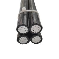 China 0.6/1kV XLPE Insulated Overhead ABC Cable 4x16 4x25 mm2 Aerial Bundled for sale