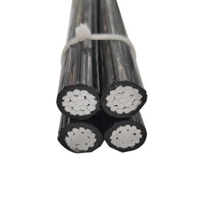 China 0.6/1kV XLPE Insulated Overhead ABC Cable 4x16 4x25 mm2 Aerial Bundled for sale