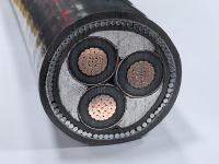 China Medium Voltage XLPE Copper Power Cable 6-35kV 3x70mm2 3x240mm 90°C for sale