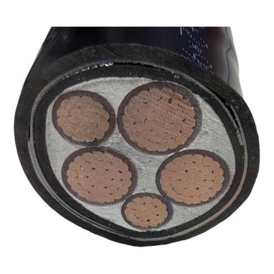 China YJV 0.6/1KV 3x25+2x16 Low Voltage Power Cable XLPE Insulated PVC Sheath Copper Conductor 1.5-1000mm2 for sale