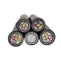 China Low Voltage 4 Core XLPE PVC Armoured Power Cable 0.6/1kV 4x16mm2 to 4x400mm2 for sale