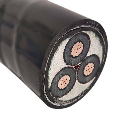 China MV Power Cable Medium Voltage Cable with 3.6/6kv to 18/30kv PVC Sheathed and Copper/Aluminum Conductor for sale