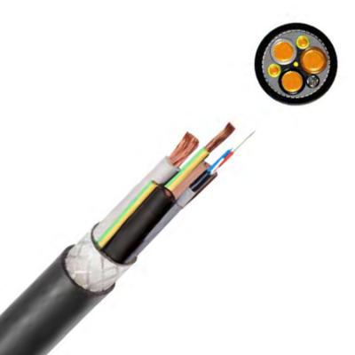 China Flexible Plain Copper Conductor Low Voltage Reeling Cable with 0.6/1KV Rated Voltage and Rubber Sheath for E-RTGS Reeling Crane for sale