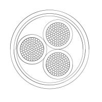 China RVFV-K Cable Flexible Power Cable 0.6/1kvV with Double Steel Tape Armoured 0.6/1kv Copper Conductor XLPE Insulation for sale