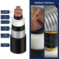 China 110KV 132KV 220KV XLPE Insulated Underground HV Power Cable with Corrugated Aluminum Sheath for sale